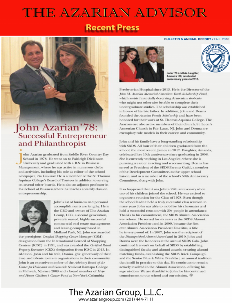 The Azarian Advisor Company Newsletter Winter 2021 | The Azarian Group, LLC